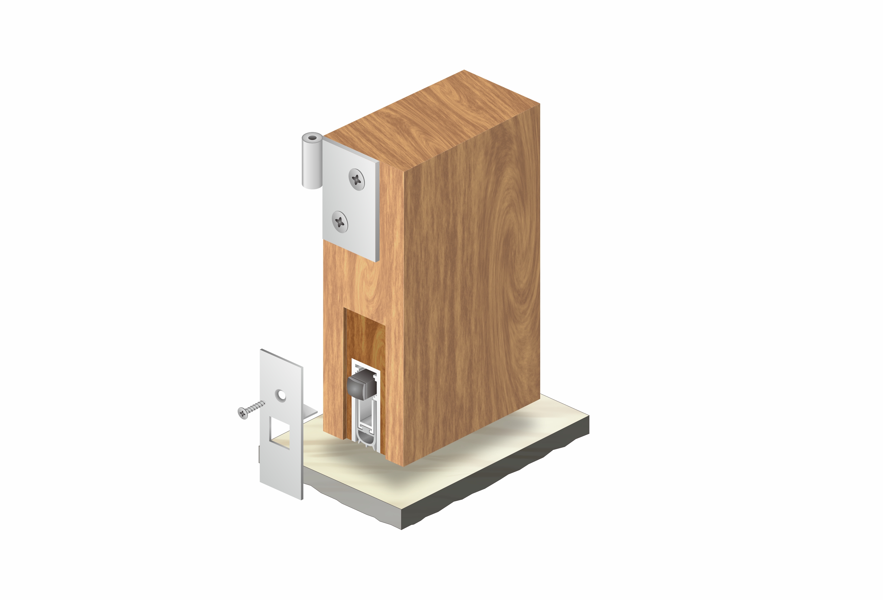 China China New Product China Aluminum Automatic Drop Down Seal Door ...